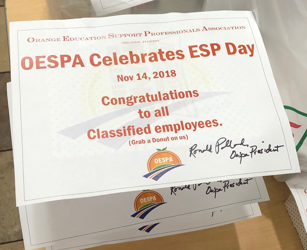 National ESP Day – OESPA
